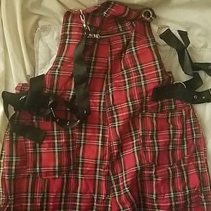 36 Point 5 | Pants & Jumpsuits | Plaid Checkerboard Overalls Jumpsuit ...